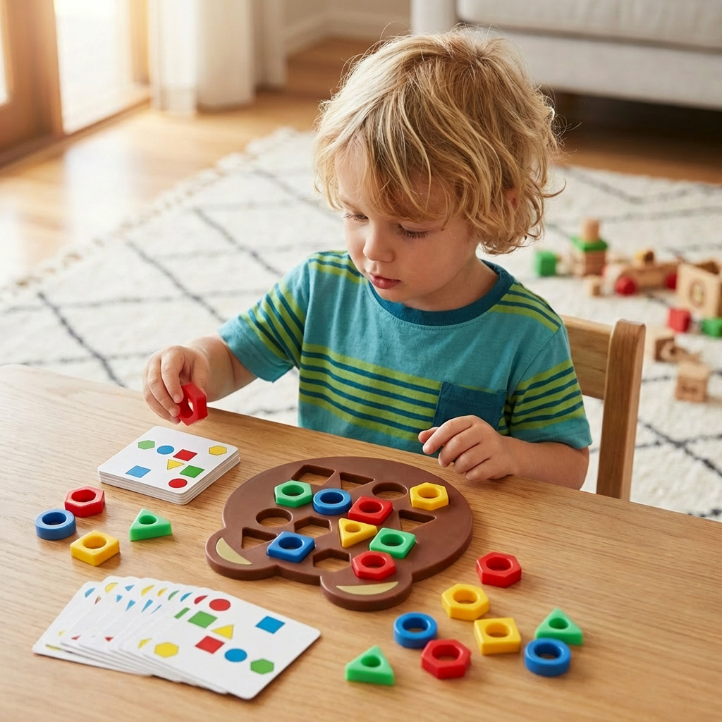 Color & Shape Matching Game for Kids – Interactive Learning Toy ...