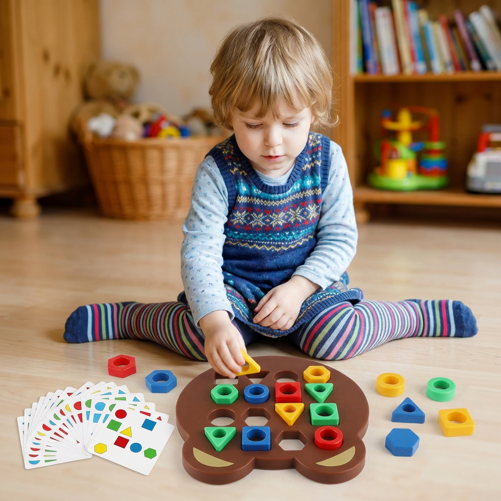 Color & Shape Matching Game for Kids – Interactive Learning Toy ...
